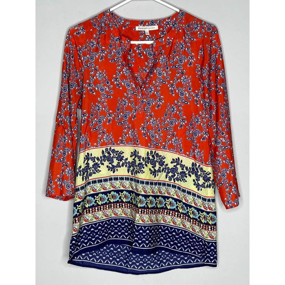 Daniel Rainn | Tops | Daniel Rainn Blouse 34 Length Sleeve Small | Poshmark